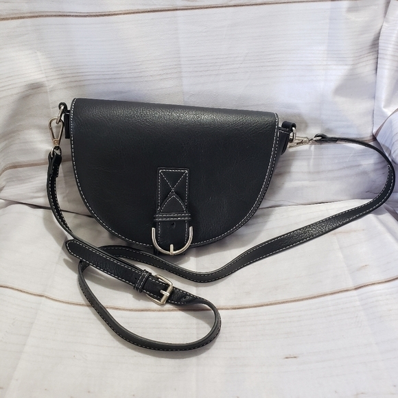 Urban Outfitters | Bags | Urban Outfitters Black Vegan Leather Biker ...